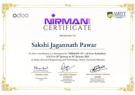 Sakshi Pawar On Linkedin Hackathon Amityuniversity