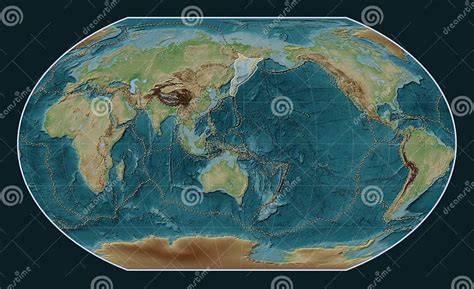 Okhotsk Tectonic Plate Wiki Kavrayskiy Vii Boundaries Stock Illustration Illustration Of