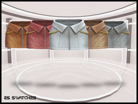Unzipped High Waisted Slim Denim Chained Skirt Gallery The Sims 4