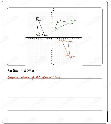 Solved The Figure Below Is Rotated Clockwise What Are The Coordinates Of The Image Of Poi