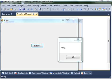 Abstract Class And Abstract Method In C MY NET Tutorials