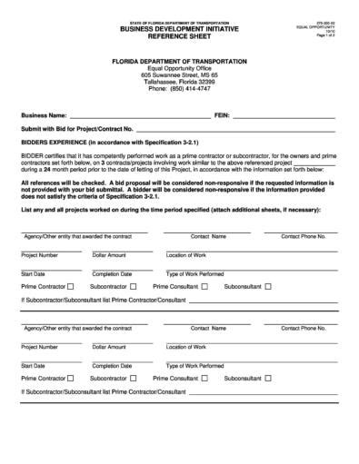 40 Professional Reference Page Sheet Templates ᐅ TemplateLab