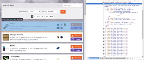 Python练习CurseForge Mod数据爬取 知乎