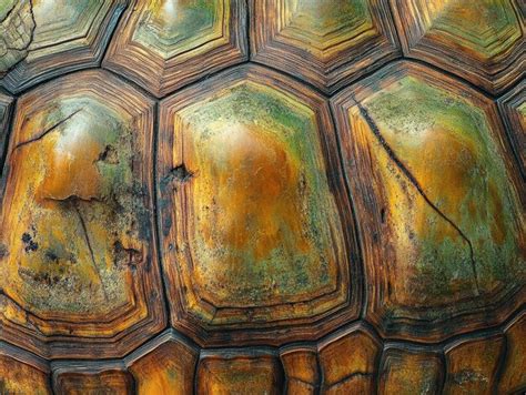 Turtle Shell Texture Background Composition Premium Ai Generated Image