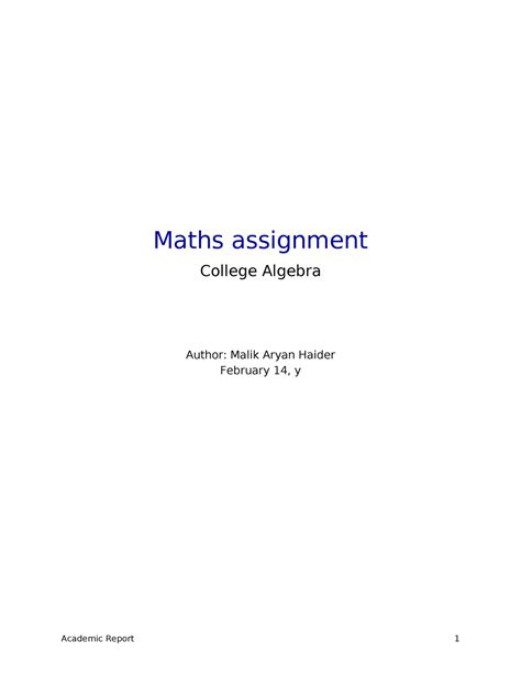 Math Assignment 2 Its Is A Maths Notes Maths Assignment College