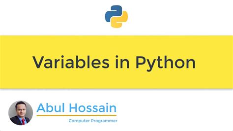 Python What Are Variables In Python Python Full Course Python For