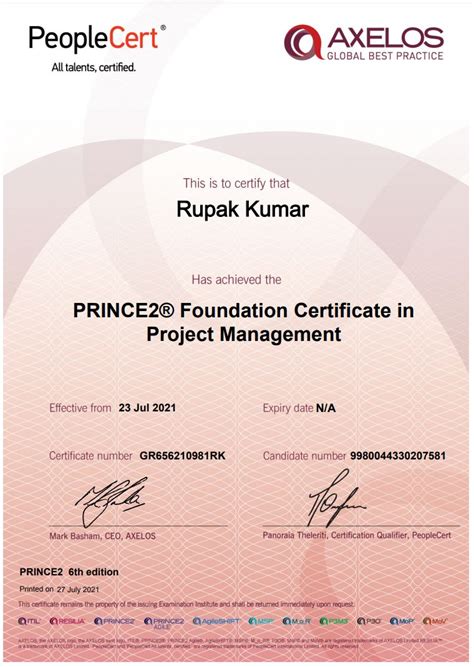 Rupak Kumar On Linkedin Learning Prince2foundation Improving 15 Comments