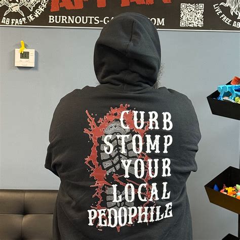 Curb Stomp Pullover Hoodie Burnouts Garage Apparel