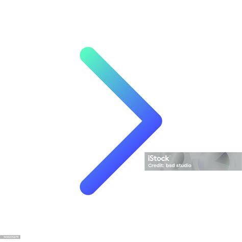 오른쪽 화살표 픽셀 완벽한 그라디언트 선형 Ui 아이콘 표제괄호닫기에 대한 스톡 벡터 아트 및 기타 이미지 표제괄호닫기 아이콘 벡터 Istock
