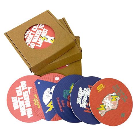 Coaster With Packaging Custom Beer Coasters Custom Coasters Bulk