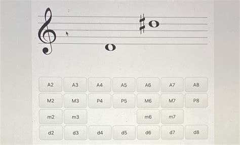 [solved] Interval Identification O A2 A3 A4 A5 A6 A7 A8 M2 M3 P4 P5 M6 M7 Course Hero