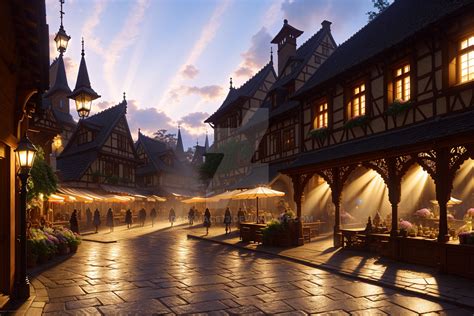 Medieval Fantasy Town 9 By Darkmage73 On Deviantart