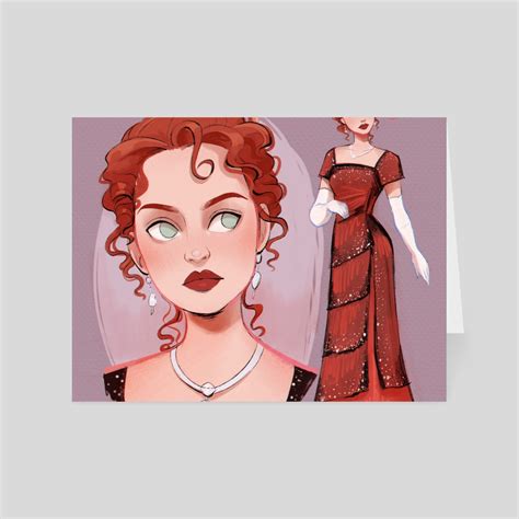 Rose Dinner Dress Titanic A Card Pack By Luz Tapia Inprnt