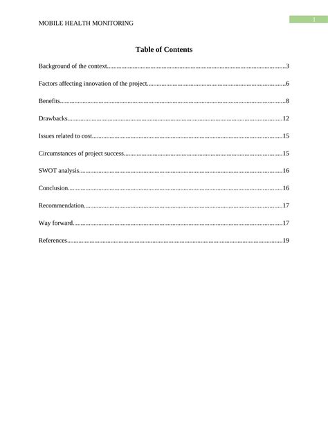 Mobile Health Monitoring Future Innovations And Analysis