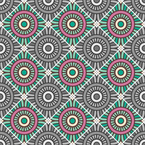 Premium Vector Decorative Geometrical Tile Pattern