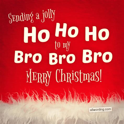 A Sparkling Collection Of Christmas Wishes For A Brother