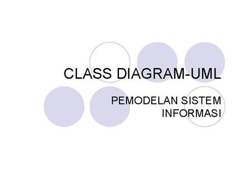 Class Diagramuml Pemodelan Sistem Informasi Class Diagram L