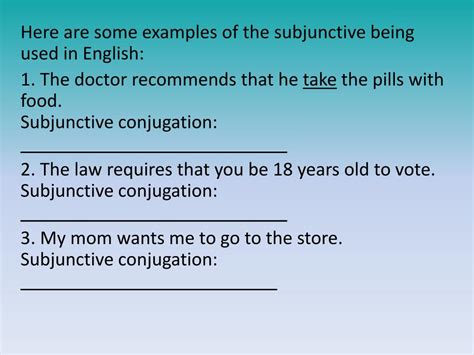 Ppt The Present Subjunctive And The Present Perfect Subjunctive