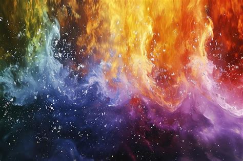 Premium Photo Particlefilled Abstract Art Forming A Mesmerizing Visual Spectacle Abstract Art
