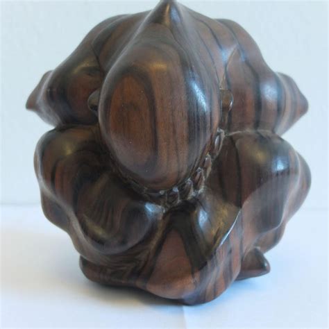 Vintage Wood Weeping Buddha Crying Buddha Sculpture Wall Decor Best