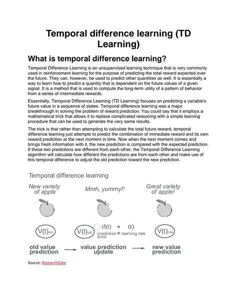 SOLUTION Temporal Difference Learning Studypool