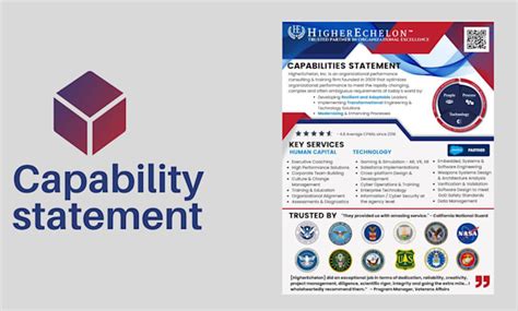 Design A Professional Federal Government Contract Capability Statement By Asadwrites1 Fiverr