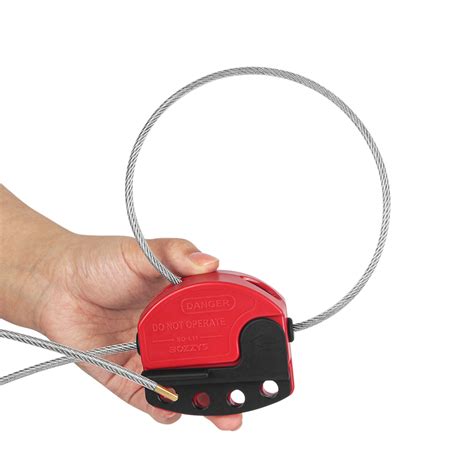China Adjustable Cable Lockout Device With 64mm18m Tension Cable