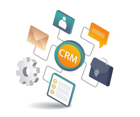 Optimizing Business Networking With Crm Systems 47546618 Vector Art At Vecteezy