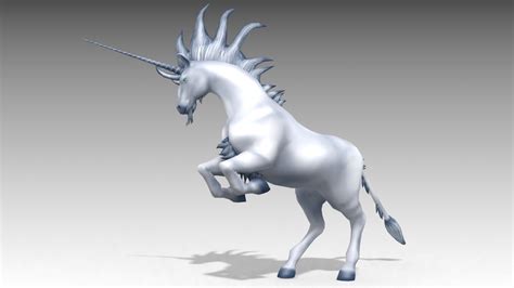 Unicorn Animations D Model Turbosquid