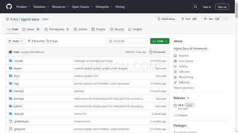 Github Frdelagent Zero Agent Zero Ai Framework ，an Organic Ai