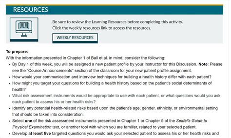Answered Nurs 6512n 48 Week 1 Discussion Building A Health History Modules Tutorials