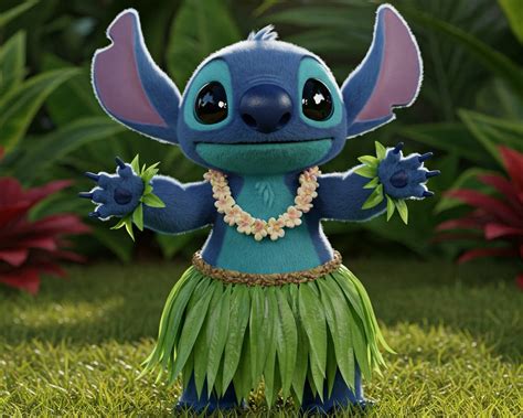 Stitch From Lilo And Stitch At A Luau 2 Of 2 By Tabbdylan29 On Deviantart
