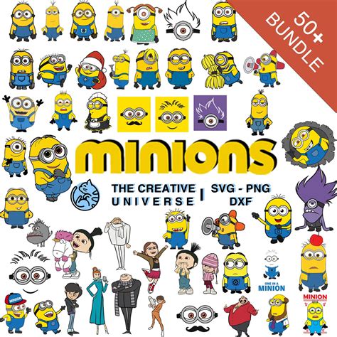 Despicable Me Minion Logo Stencil