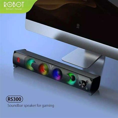 Digitalzone Jual Speaker Robot Gamen Rs300 Soundbar Rgb Di Jakarta