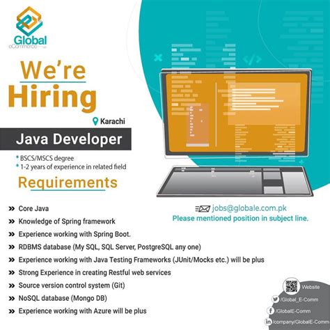 Maria Khawar On Linkedin Javadeveloperjobs Java Karachijobs Urgenthiring