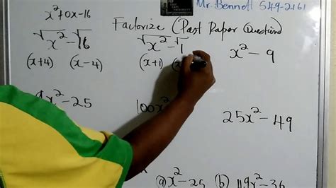 Factorization Perfect Square Youtube