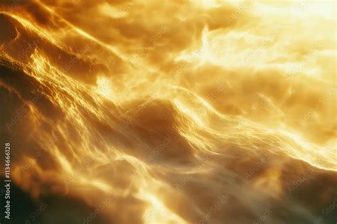 Golden Waves Background Flowing Smoothly Creating A Mesmerizing Abstract Pattern Ideal For