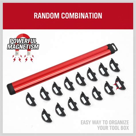 Sedy Magnetic Spanner Holder Aluminum 15 Wrench R Grandado
