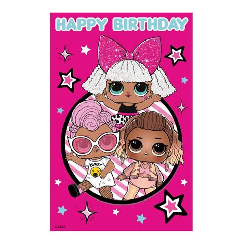 Lol Surprise Happy Birthday Card Lo057 Character Brands