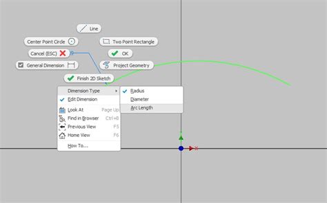 Solved How To Measure Arc Length In Inventor 2021 Sketch Autodesk Community