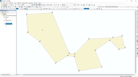 Convert Points To A Polygon With ArcGIS YouTube