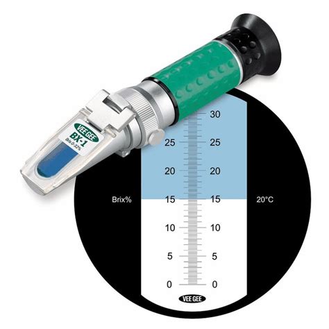Brix Hand Refractometer 0 To 20 Brix With Atc From Davis Instruments