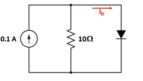 Solved The Diode In The Circuit Shown Below Has A Conduction