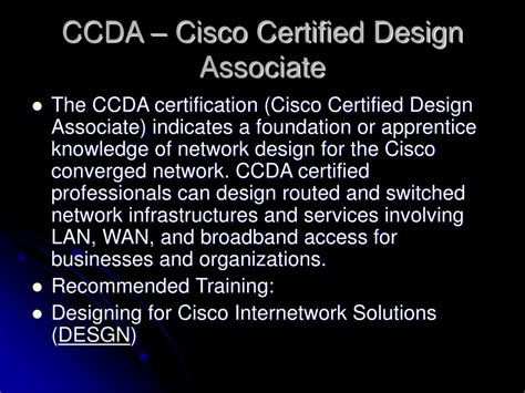 Ppt Cisco Networking Certifications And Career Paths Powerpoint Presentation Id 1749076