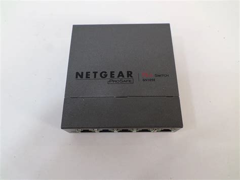 Netgear Prosafe Gs105e 5 Port Gigabit Managed Switch Max Marine Electronics