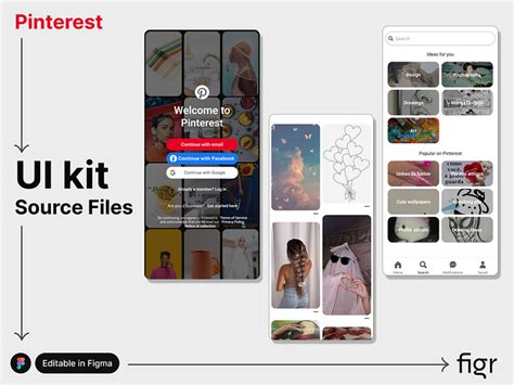 Make Pinterest Ui Your Own By Figr Design On Dribbble