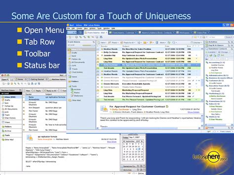Customizing The Look Of Lotus Notes 8 Ppt Free Download