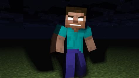 Minecraft Wallpaper Herobrine Vs Steve