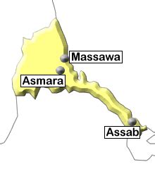 Eritrea Map Travel Information Tourism Geography