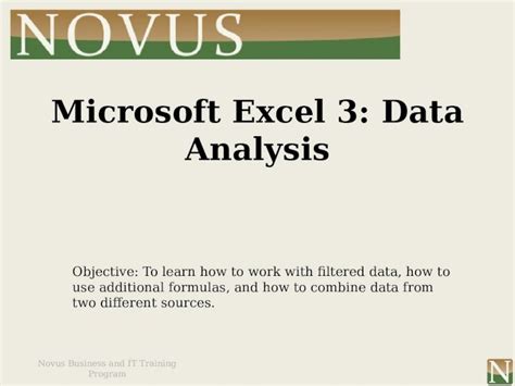 pptx excel 3 data analysis dokumen tips